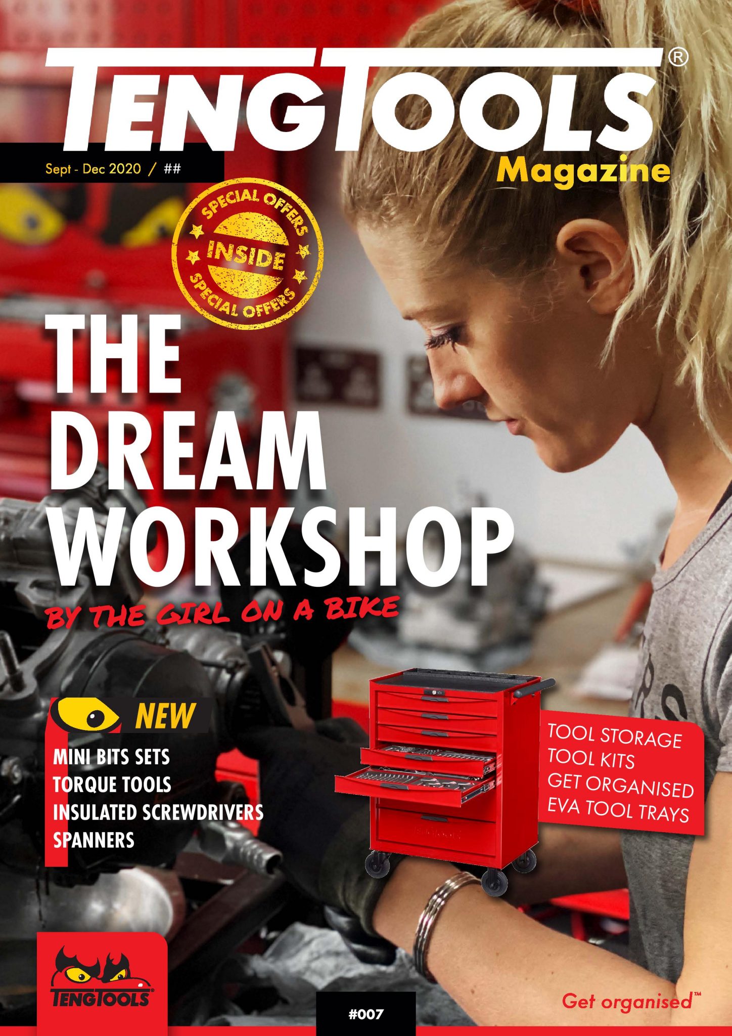 Getting Organised - Teng Tools dream garage » The Girl On A Bike