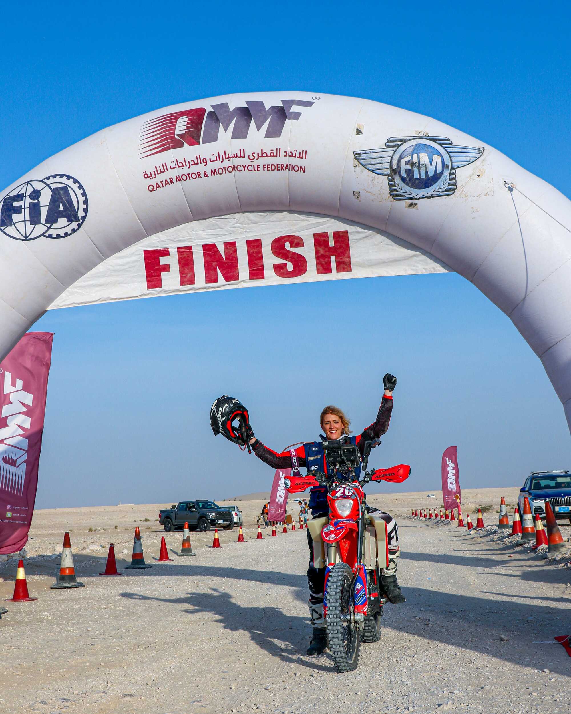 Nerves got to me - Qatar International Desert Baja » The Girl On A Bike