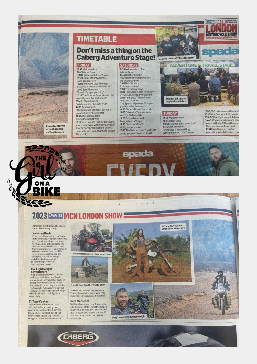 MCN London Show: Get inspired to explore » The Girl On A Bike